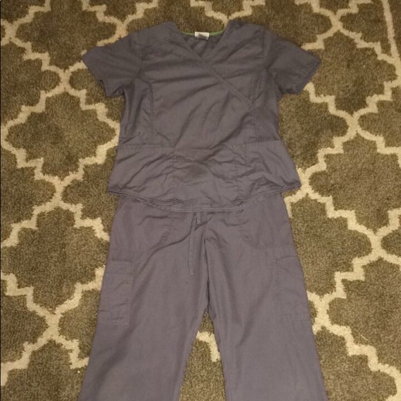 Other | Gray Scrub Set | Poshmark